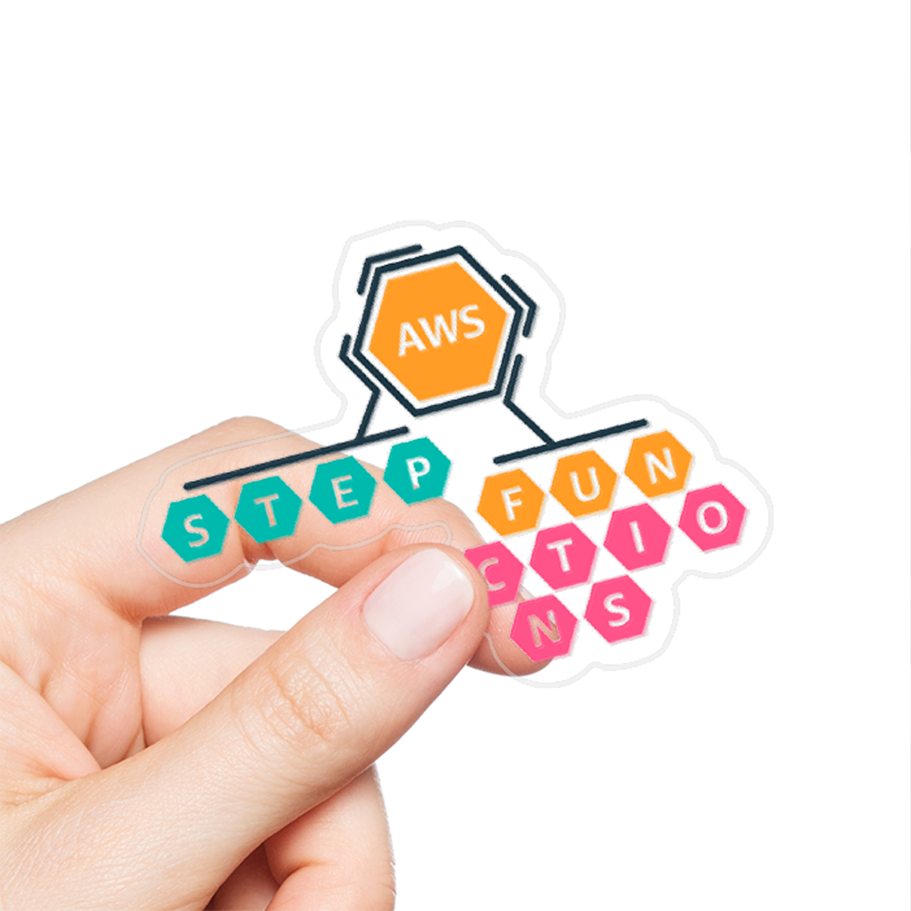 AWS Step Functions - transparente | Nerd Stickers